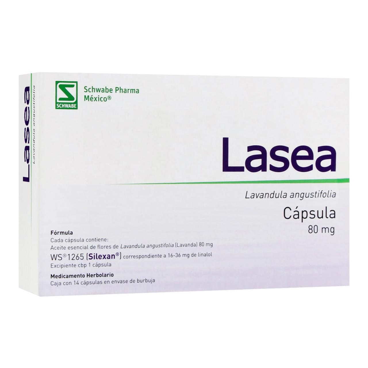 Lasea 80mg 14 Cápsulas - Ciudapp Guadalajara