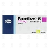 Factive-5 320 mg, 5 Tabletas.