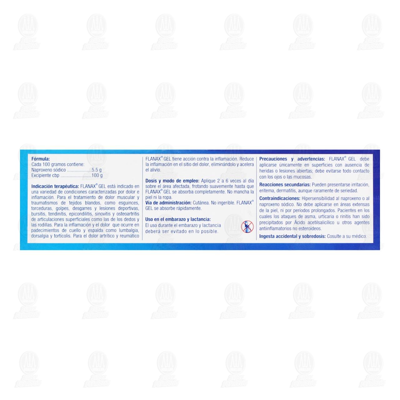 Flanax Gel Analgésico Antiinflamatorio, 40 gr. de FLANAX | Farmacias ...