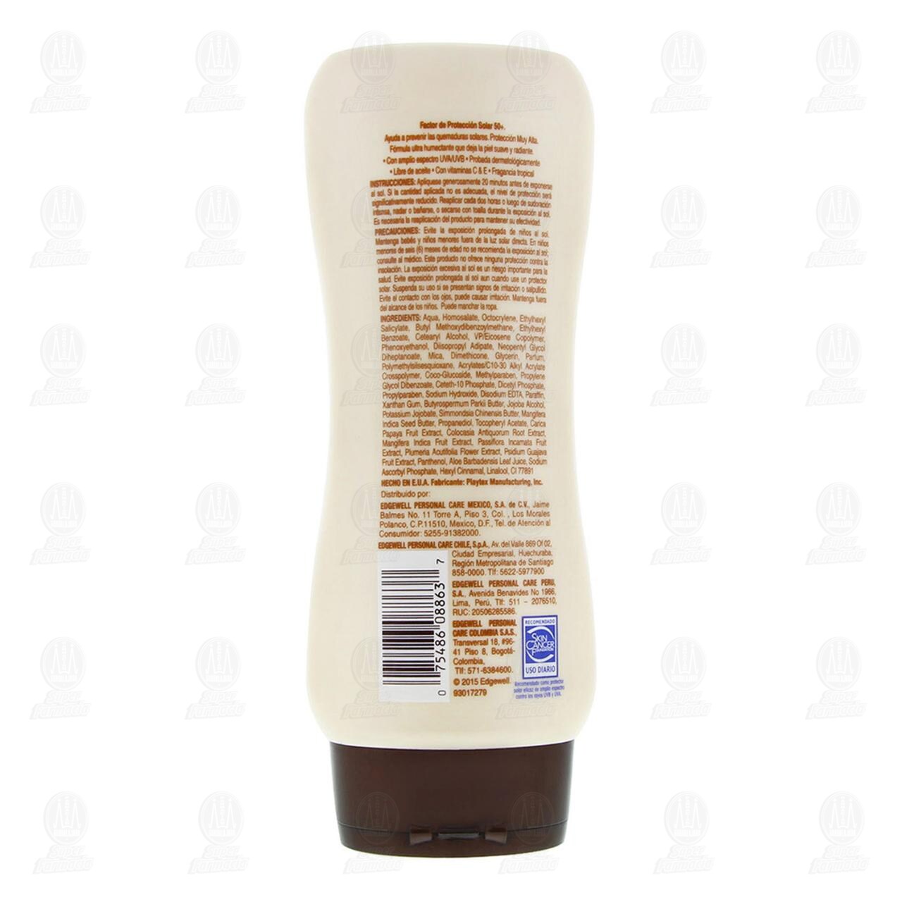 Protector Solar Hawaiian Tropic Ultra Radiance en Loción FPS 50, 240 ml ...