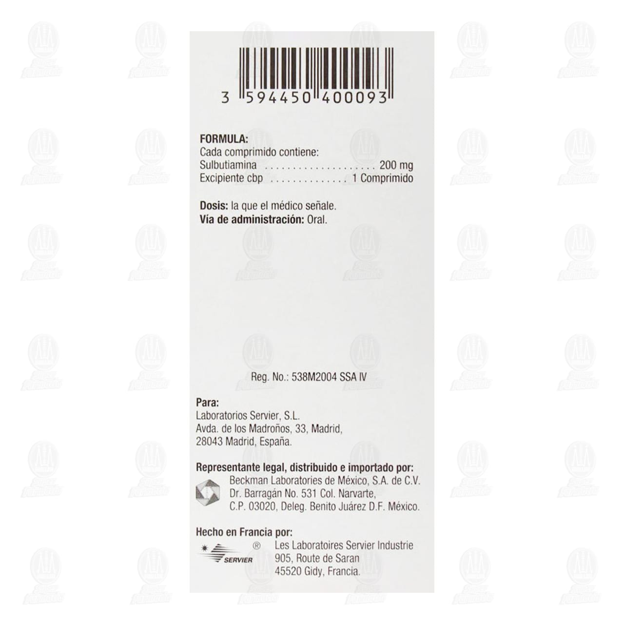 Arcalion 200 mg, 20 Comprimidos. de ARCALION | Farmacias Guadalajara