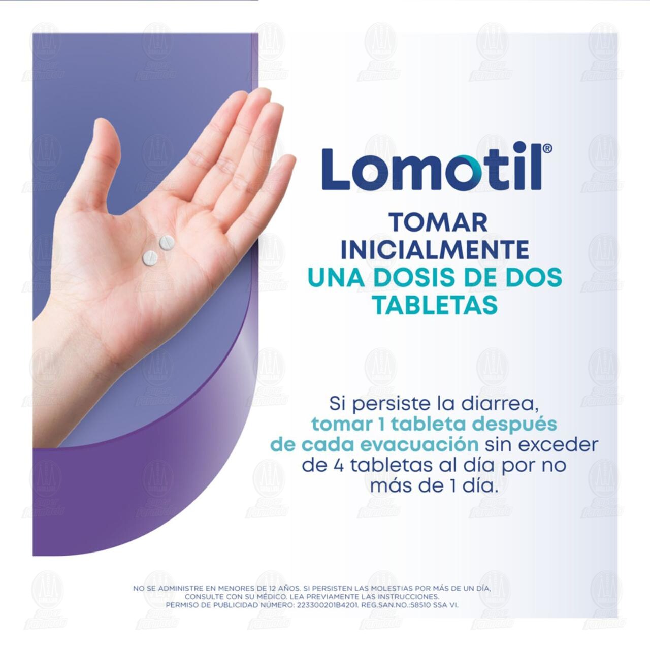 Antidiarreico Lomotil 8 Tabletas, 2 mg. de LOMOTIL | Farmacias Guadalajara