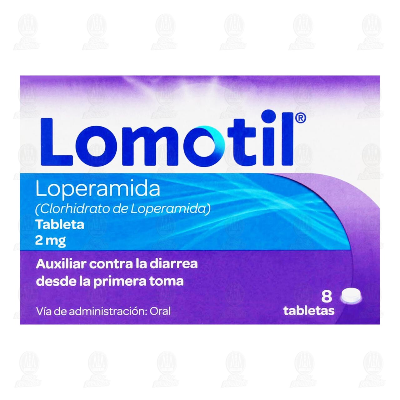 Antidiarreico Lomotil 8 Tabletas, 2 mg. de LOMOTIL | Farmacias Guadalajara