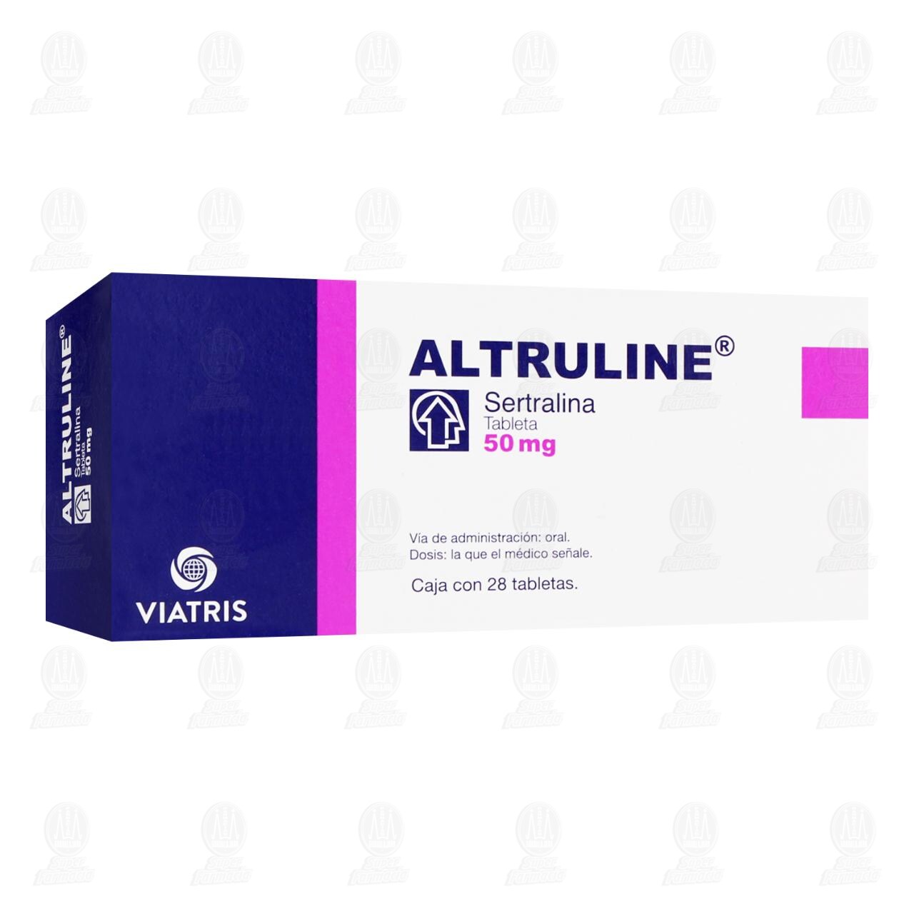 Altruline 50 mg, 28 Tabletas. de ALTRULINE | Farmacias Guadalajara