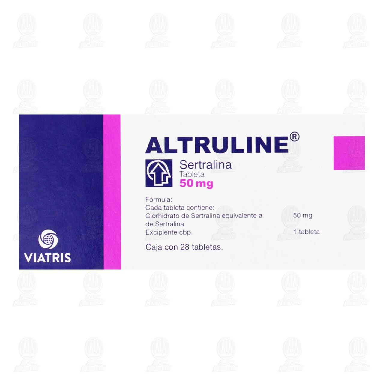 Altruline 50 mg, 28 Tabletas. de ALTRULINE | Farmacias Guadalajara