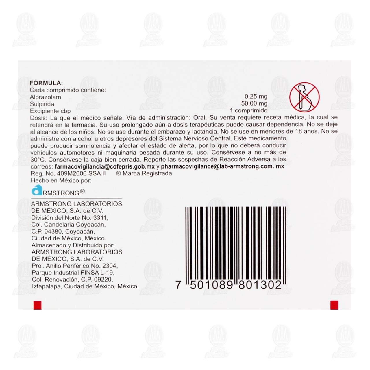 Neupax Duo-S 0.25mg/50mg, 30 Comprimidos. de NEUPAX | Farmacias Guadalajara