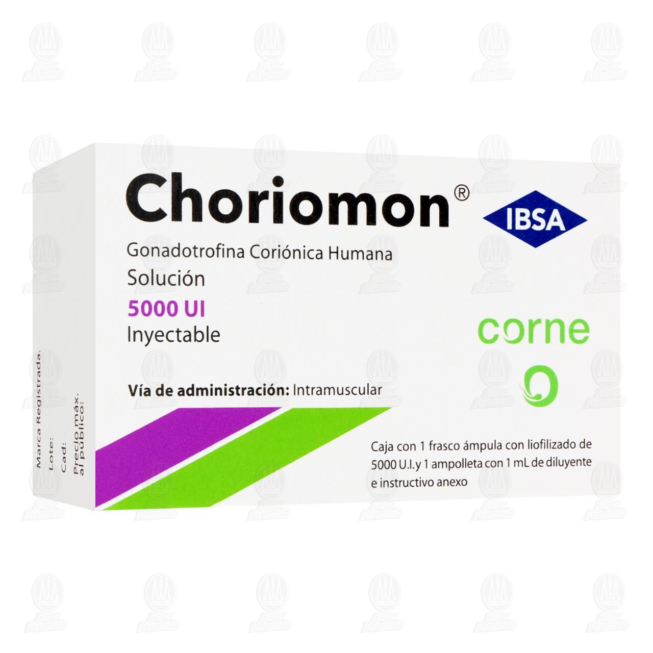 Choriomon 5000UI Solución Inyectable, 1 ml. de CHORIOMON | Farmacias ...