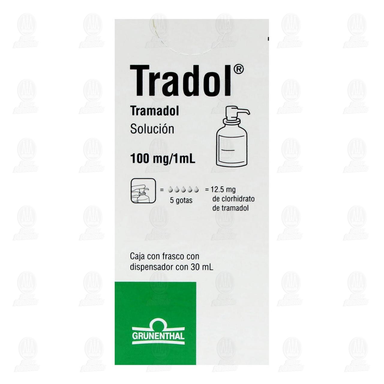 Tradol 100mg/1ml Solución Gotas, 30 ml. de TRADOL | Farmacias Guadalajara