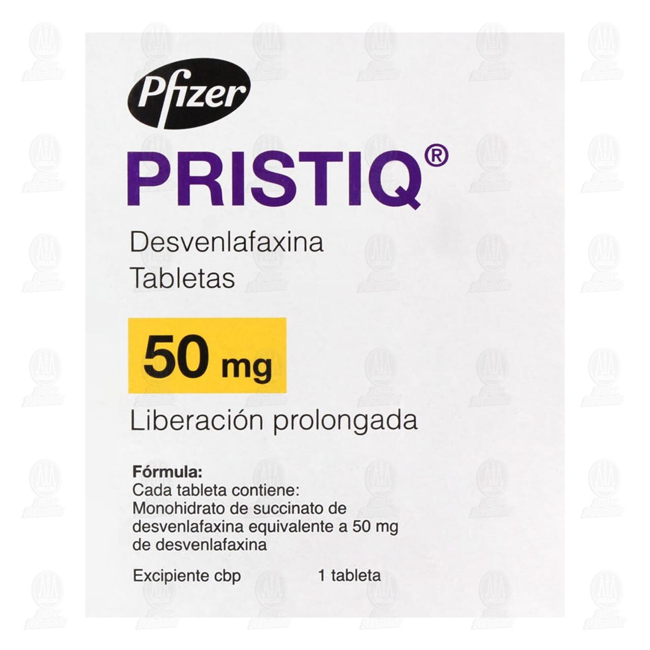 Pristiq 50 mg, 14 Tabletas. de PRISTIQ | Farmacias Guadalajara