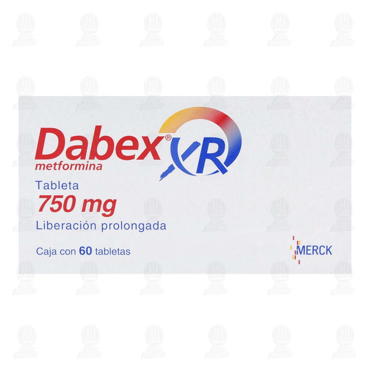 Dabex XR 750 mg, 60 Tabletas. de DABEX | Farmacias Guadalajara
