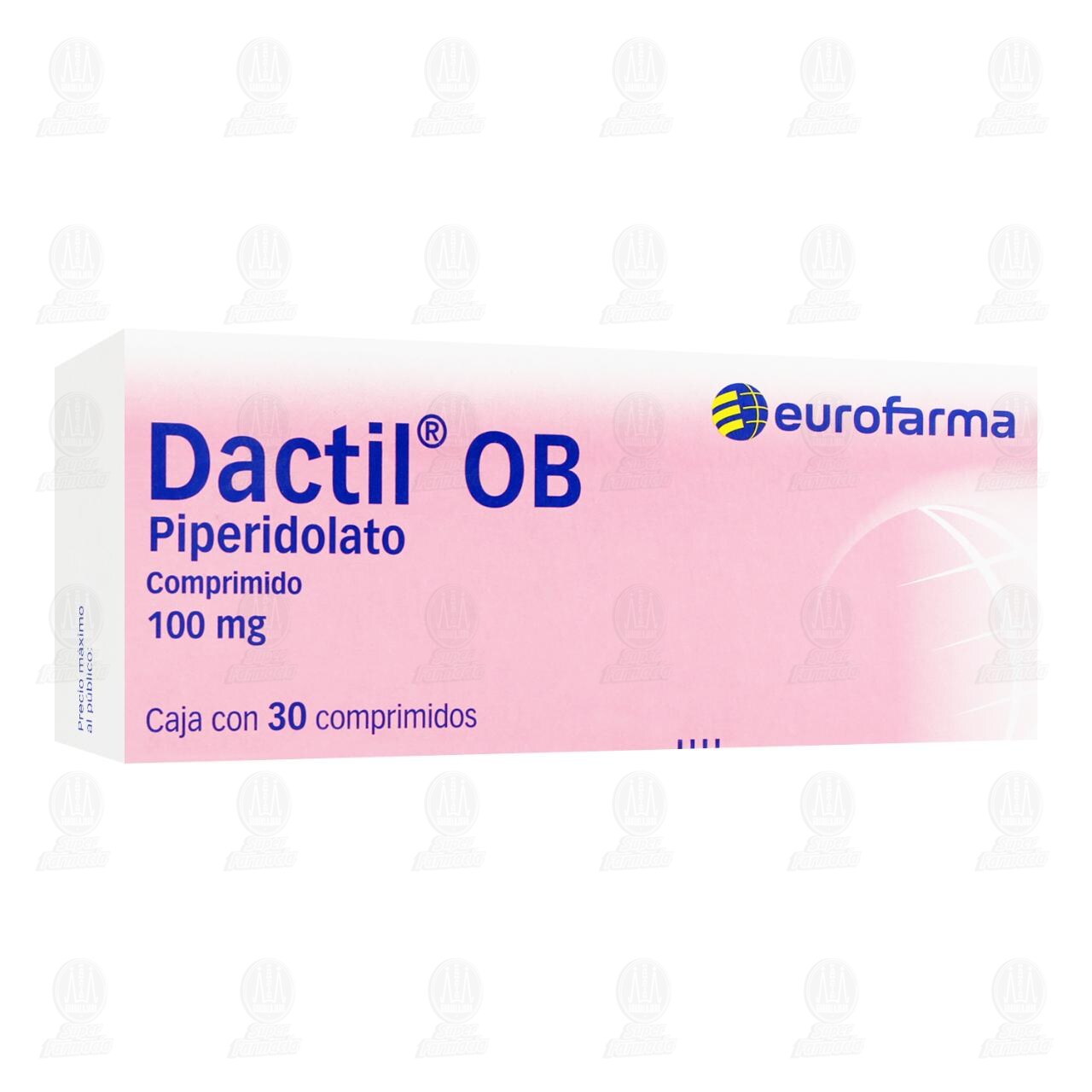 Dactil OB 100 mg, 30 Comprimidos. de DACTIL | Farmacias Guadalajara