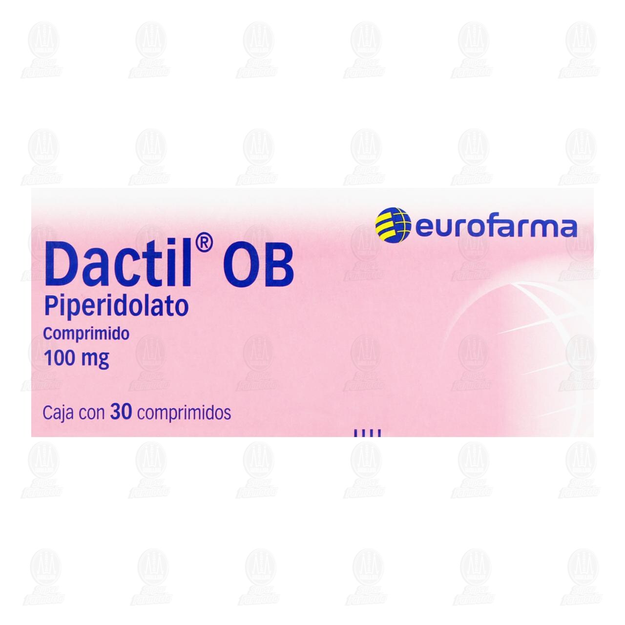 Dactil OB 100 mg, 30 Comprimidos. de DACTIL | Farmacias Guadalajara