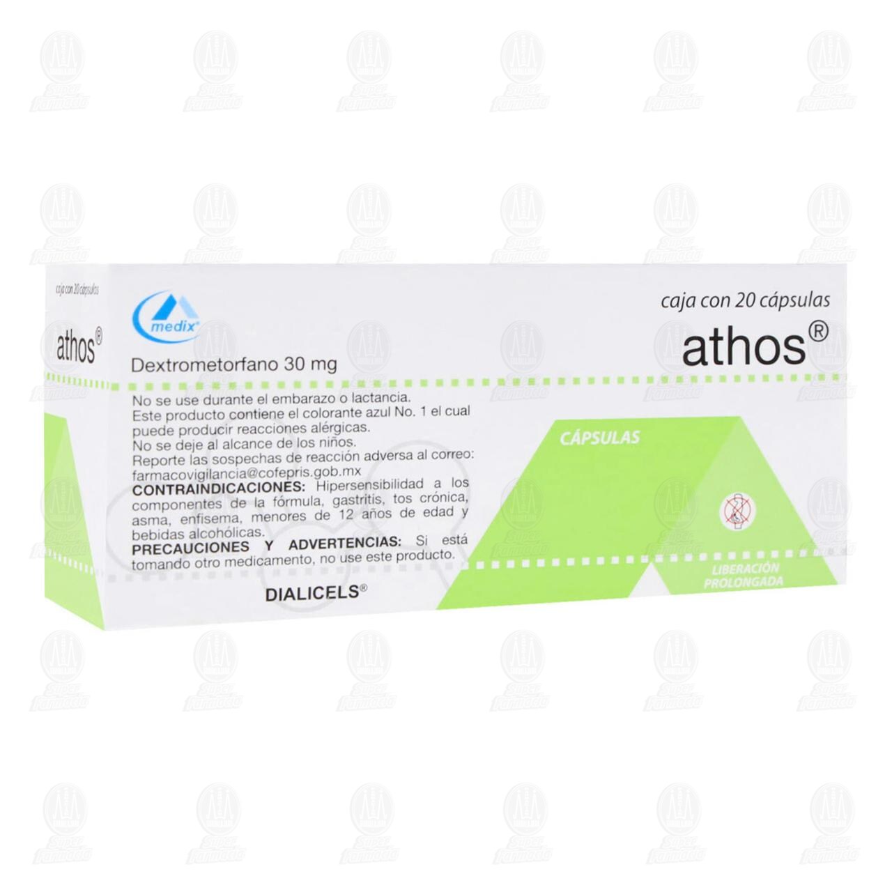 Athos 30 mg, 20 Cápsulas. de ATHOS | Farmacias Guadalajara
