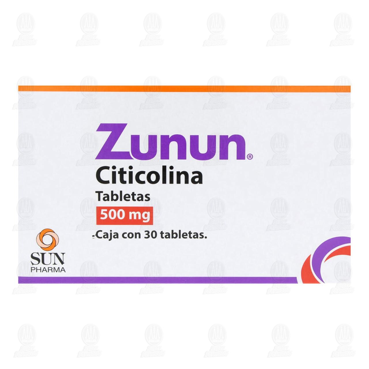 Zunun 500 mg, 30 Tabletas. de ZUNUN | Farmacias Guadalajara