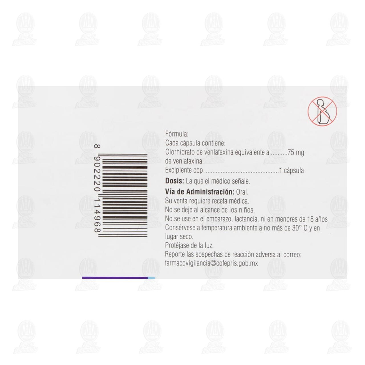Vextor 75 mg, 30 Cápsulas. de VEXTOR | Farmacias Guadalajara