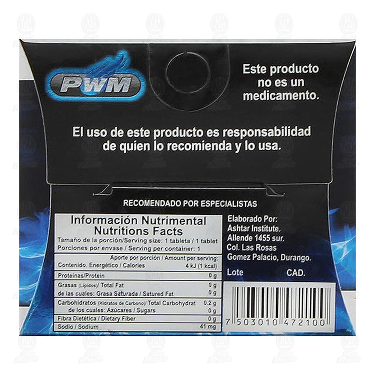 Powerman Premium 500 mg, 1 Tableta. de POWERMAN | Farmacias Guadalajara