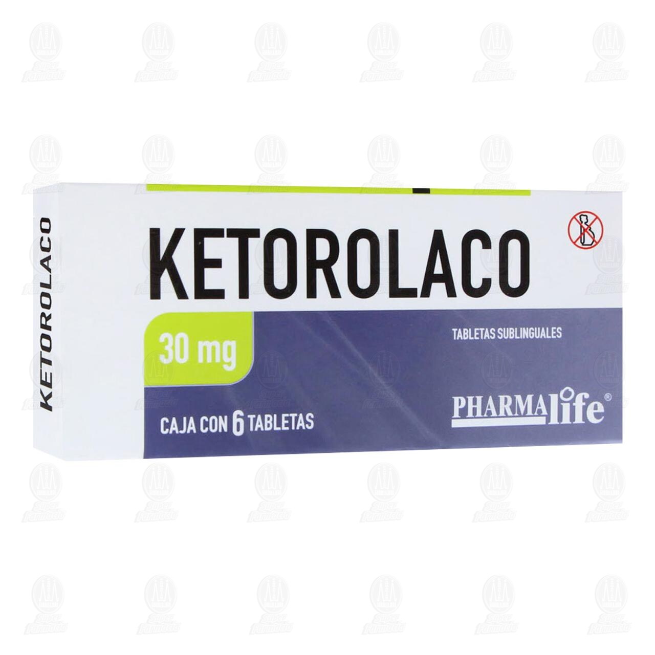 Ketorolaco 30 mg, 6 Tabletas Pharmalife. de PHARMALIFE | Farmacias ...