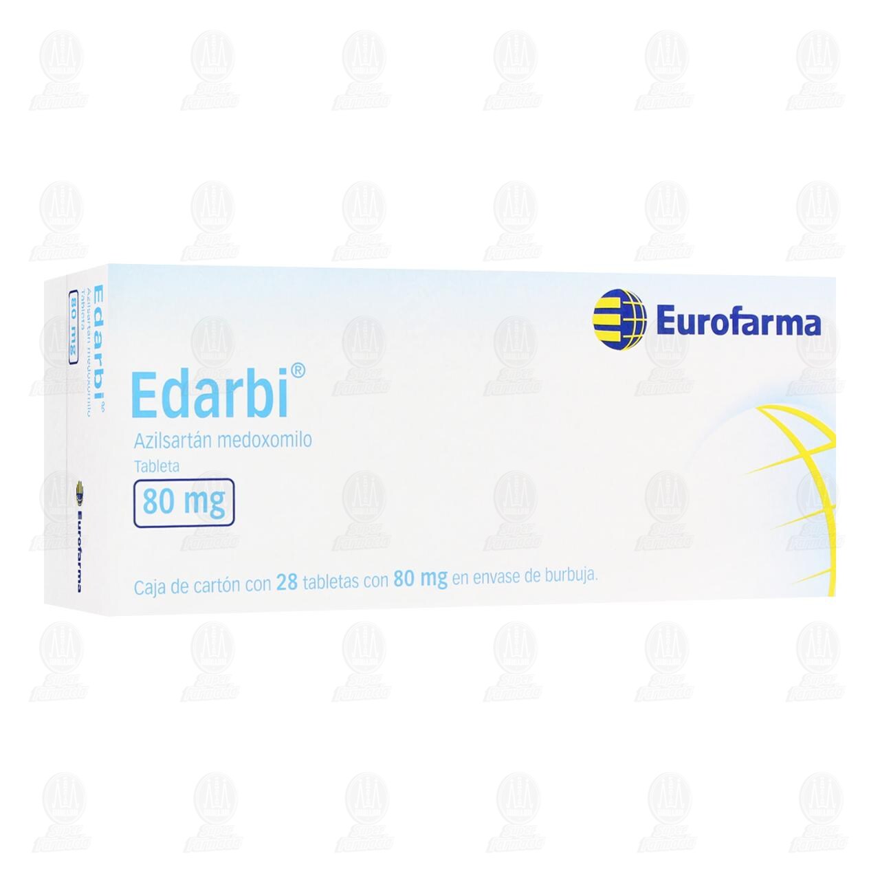 Edarbi 80 mg, 28 Tabletas. de EDARBI | Farmacias Guadalajara