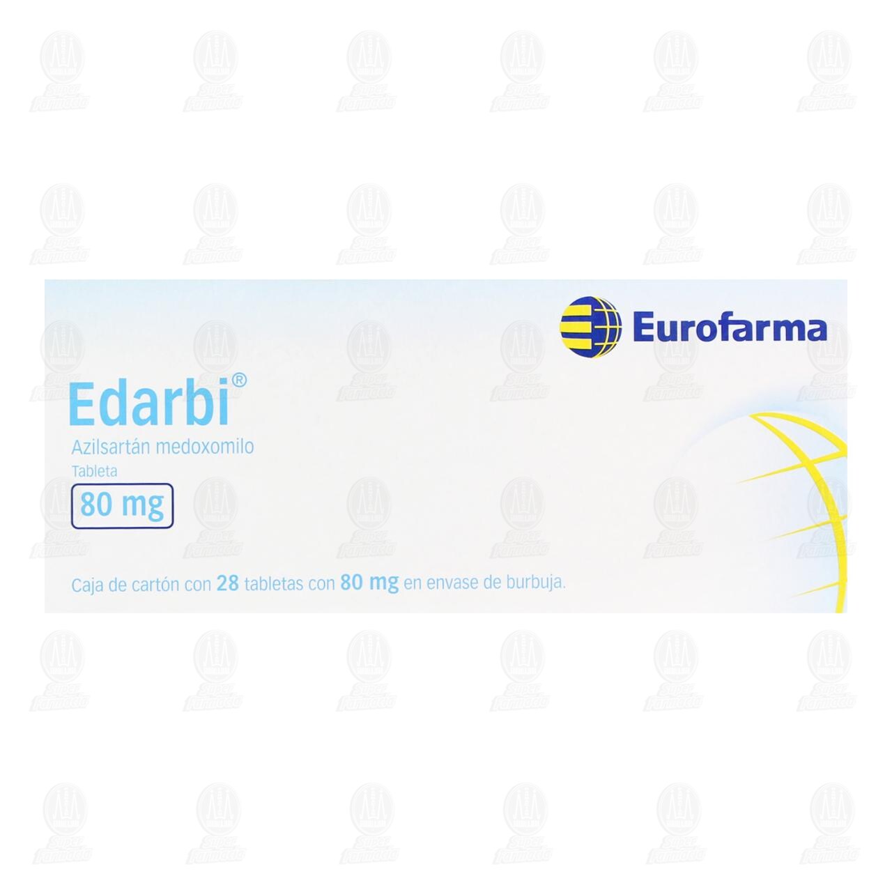 Edarbi 80 mg, 28 Tabletas. de EDARBI | Farmacias Guadalajara