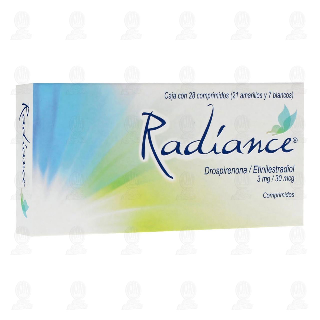 Radiance 20 3mg/20mcg, 28 Comprimidos. de RADIANCE | Farmacias Guadalajara
