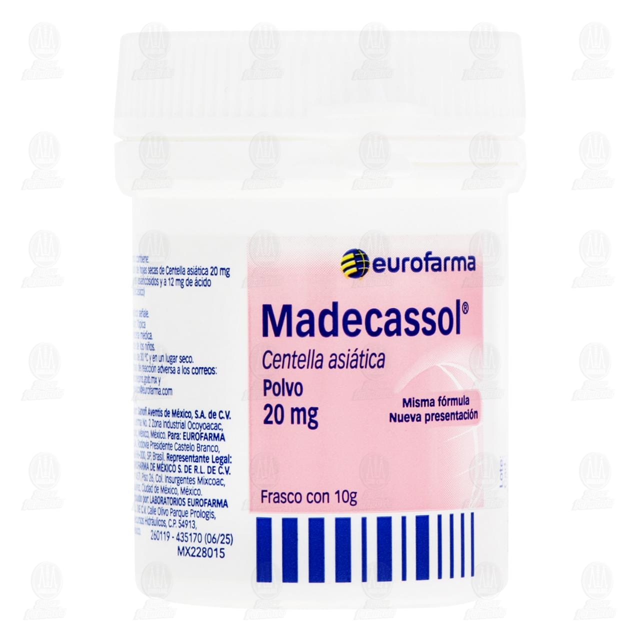 Madecassol 20 mg, 10 gr. de MADECASSOL | Farmacias Guadalajara