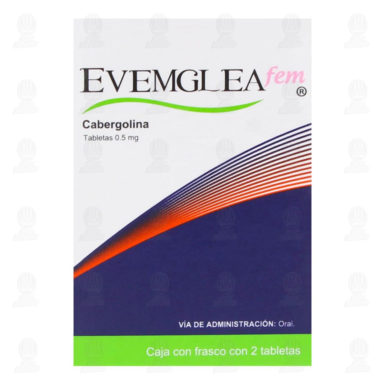 Evemglea Fem 0.5 mg, 2 Tabletas. de EVEMGLEA | Farmacias Guadalajara