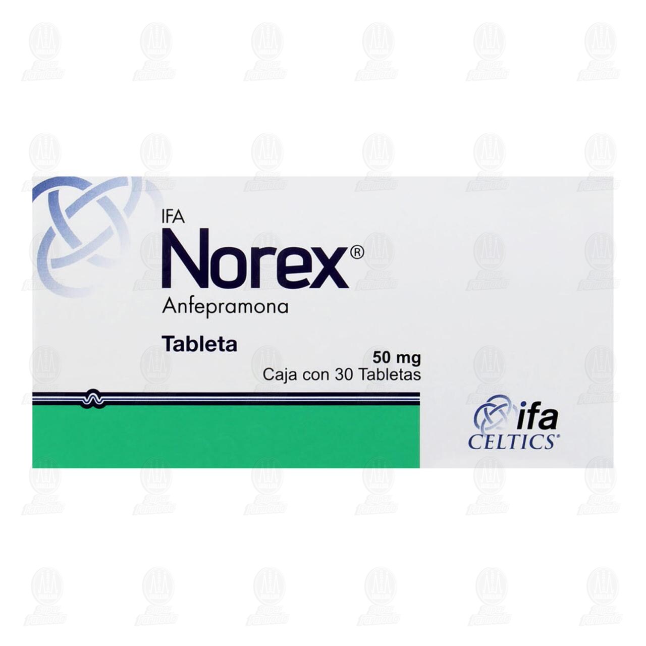 Ifa Norex 50 mg, 30 Tabletas. de IFA | Farmacias Guadalajara