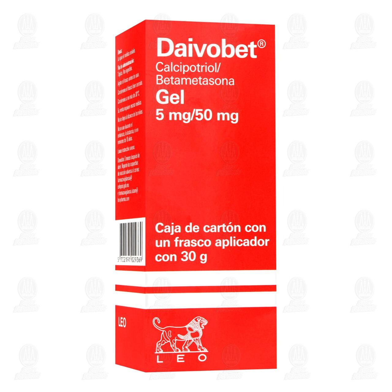 Daivobet Gel 5mg/50mg, 30 gr. de DAIVOBET | Farmacias Guadalajara