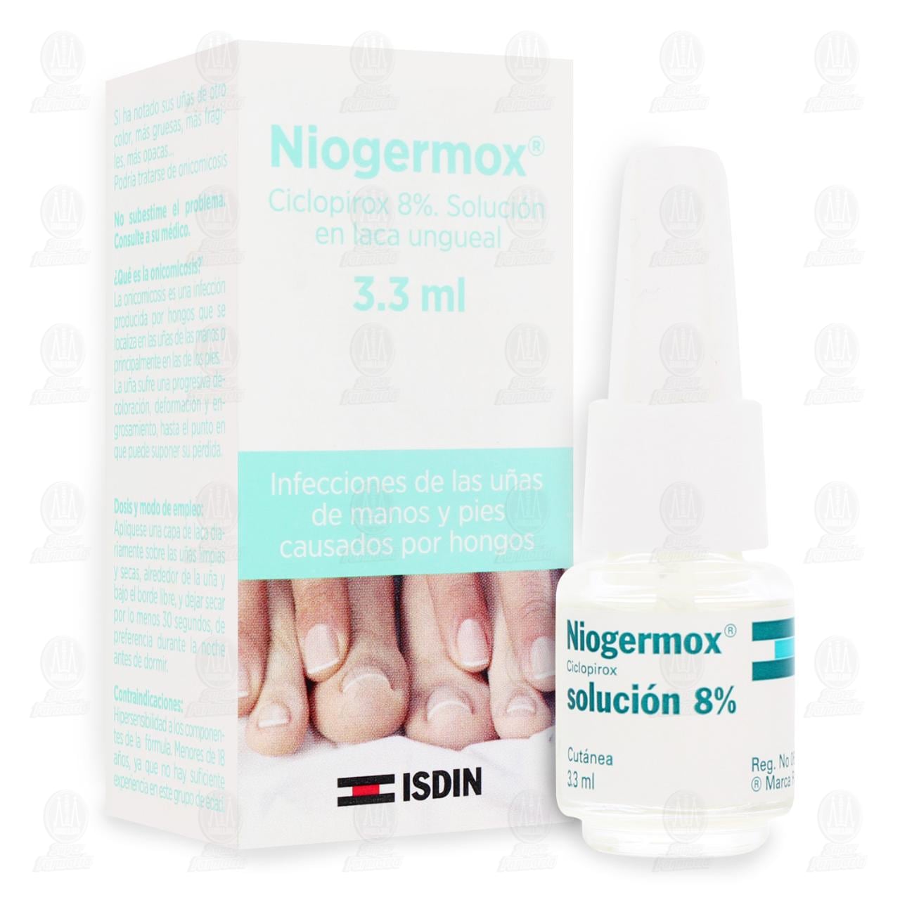 Niogermox Solución 8%, 3.3 ml. de NIOGERMOX | Farmacias Guadalajara