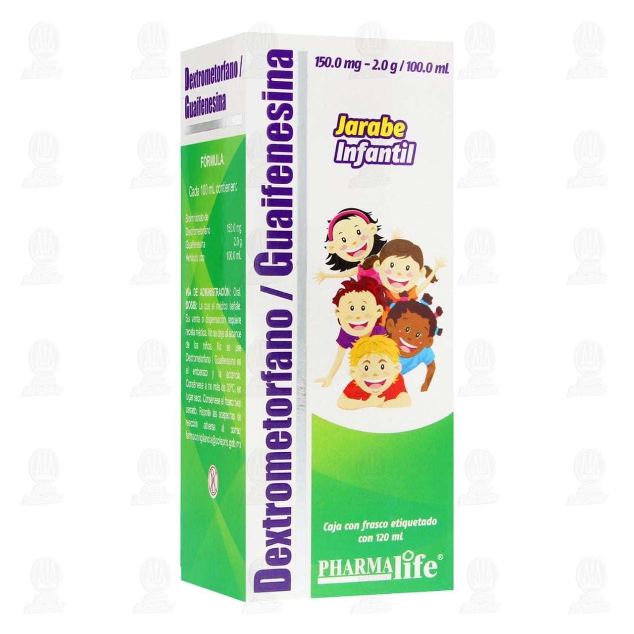 Dextrometorfano-clorfenamina-guaifenesina Mg /5ml Jarabe 12, 53% OFF