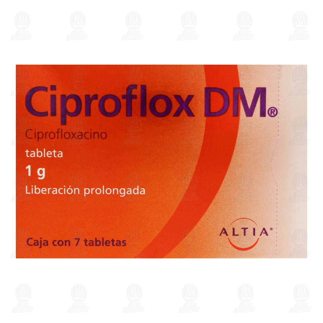 Ciproflox DM 1 gr, 7 Tabletas. de CIPROFLOX | Farmacias Guadalajara