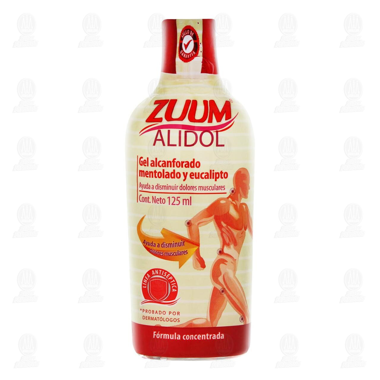 Alidol Gel Alcanforado Zuum, 125 ml. de ZUUM | Farmacias Guadalajara