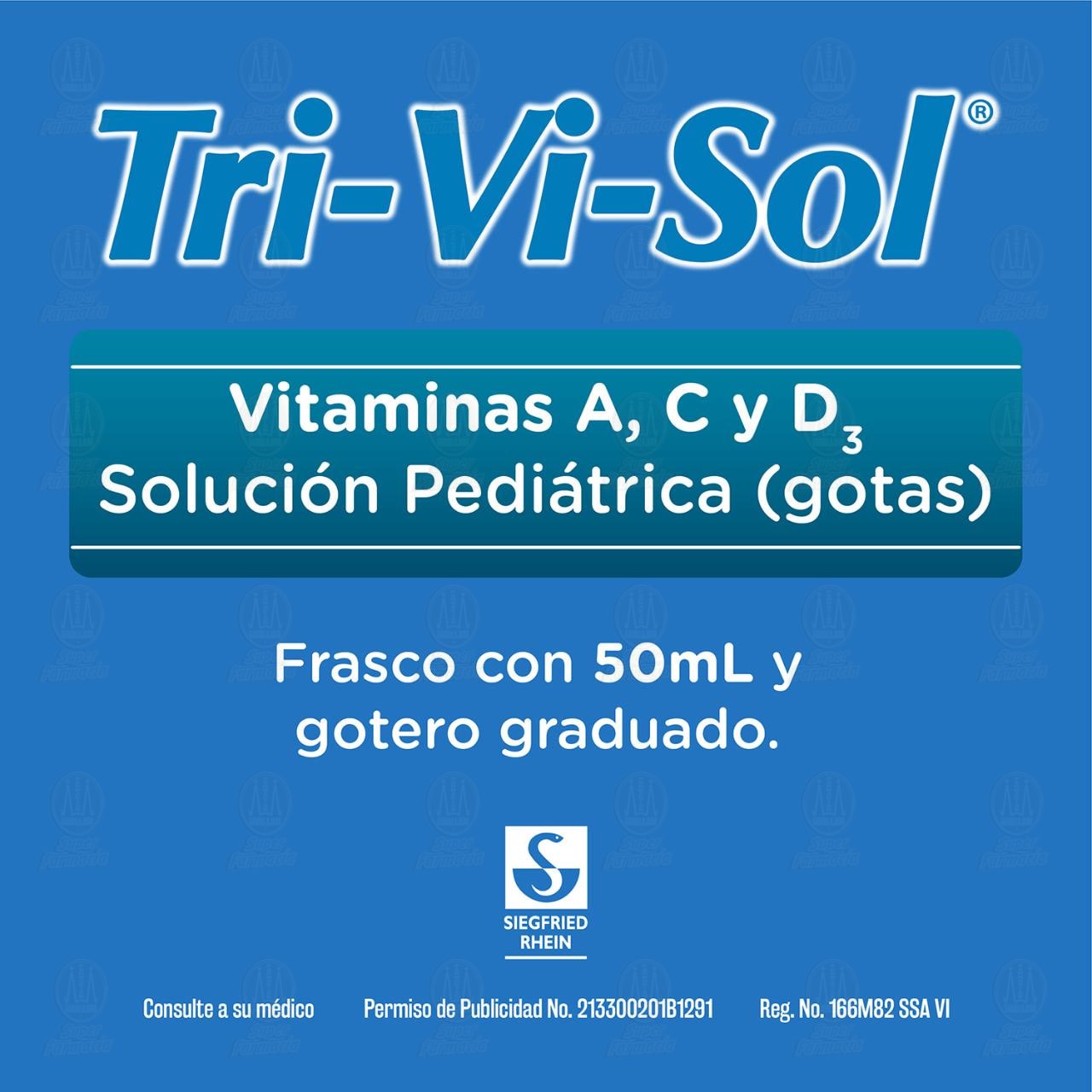 Tri-Vi-Sol 50 ml, Solución Pediátrica Gotas. de TRI-VI-SOL | Farmacias ...