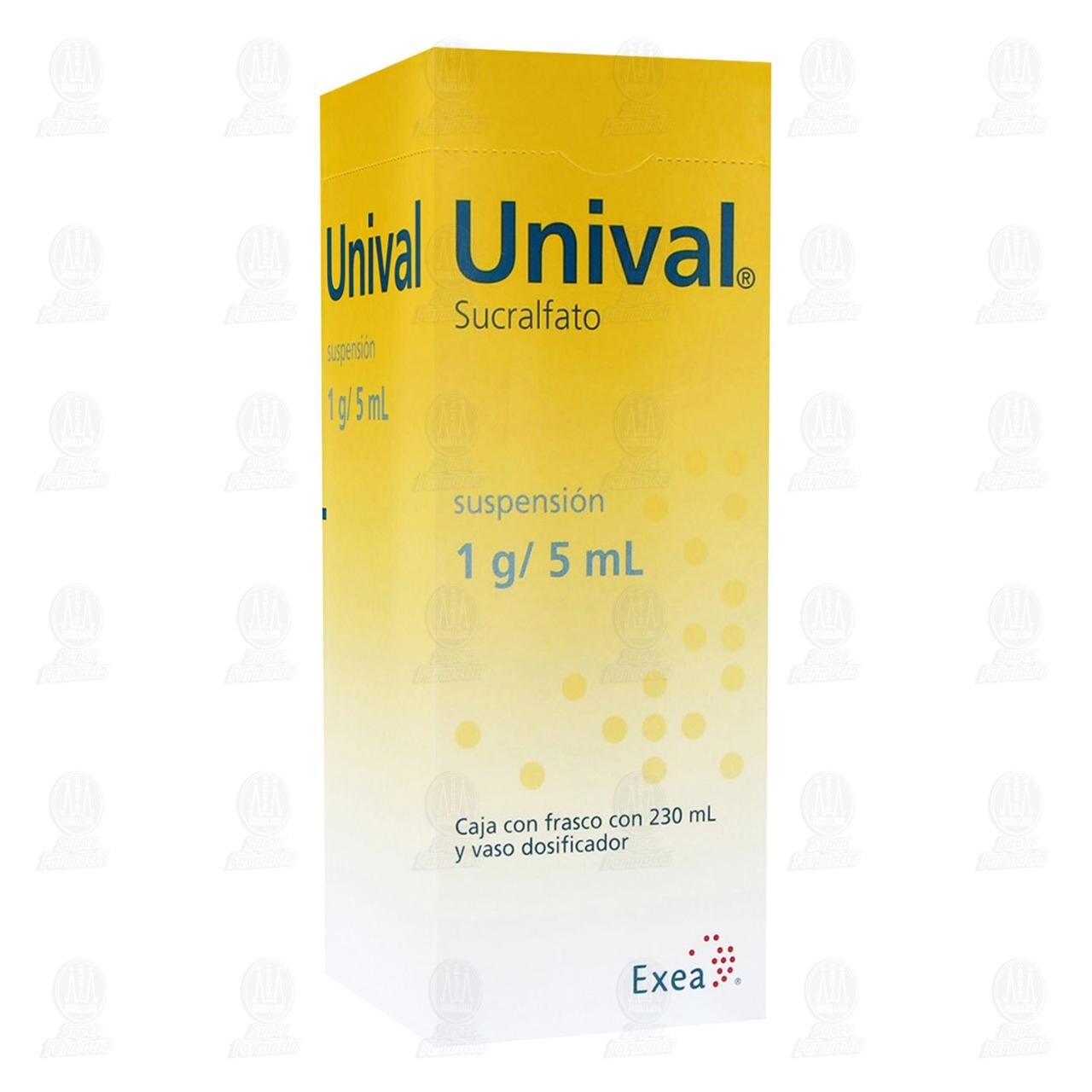 Unival 1gr/5ml Suspensión, 230 ml. de UNIVAL | Farmacias Guadalajara