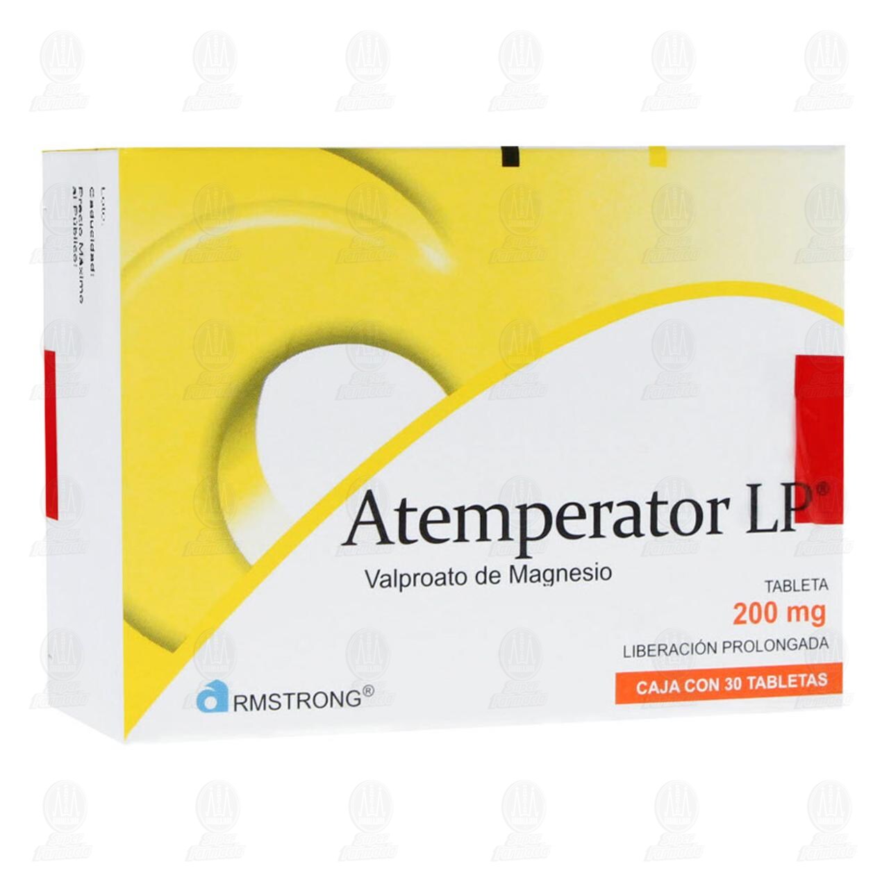 Atemperator LP 200 mg, 30 Tabletas. de ATEMPERATOR | Farmacias Guadalajara