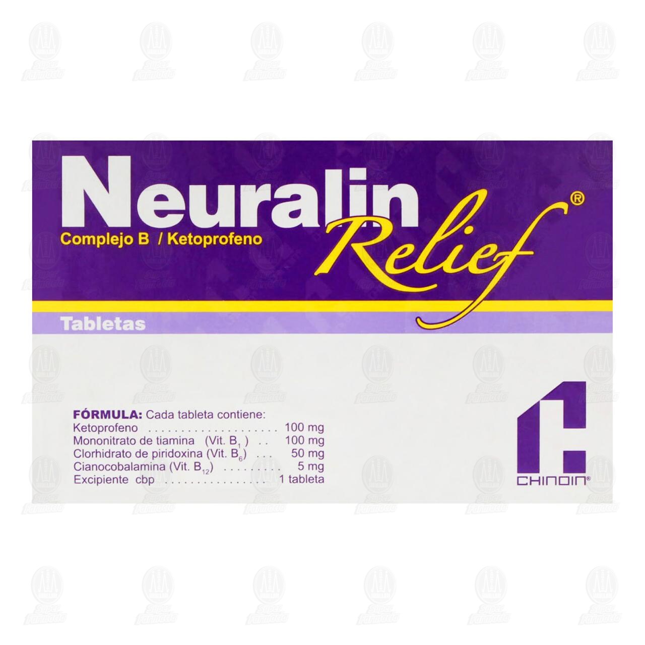 Neuralin Relief, 20 Tabletas. de NEURALIN RELIEF | Farmacias Guadalajara