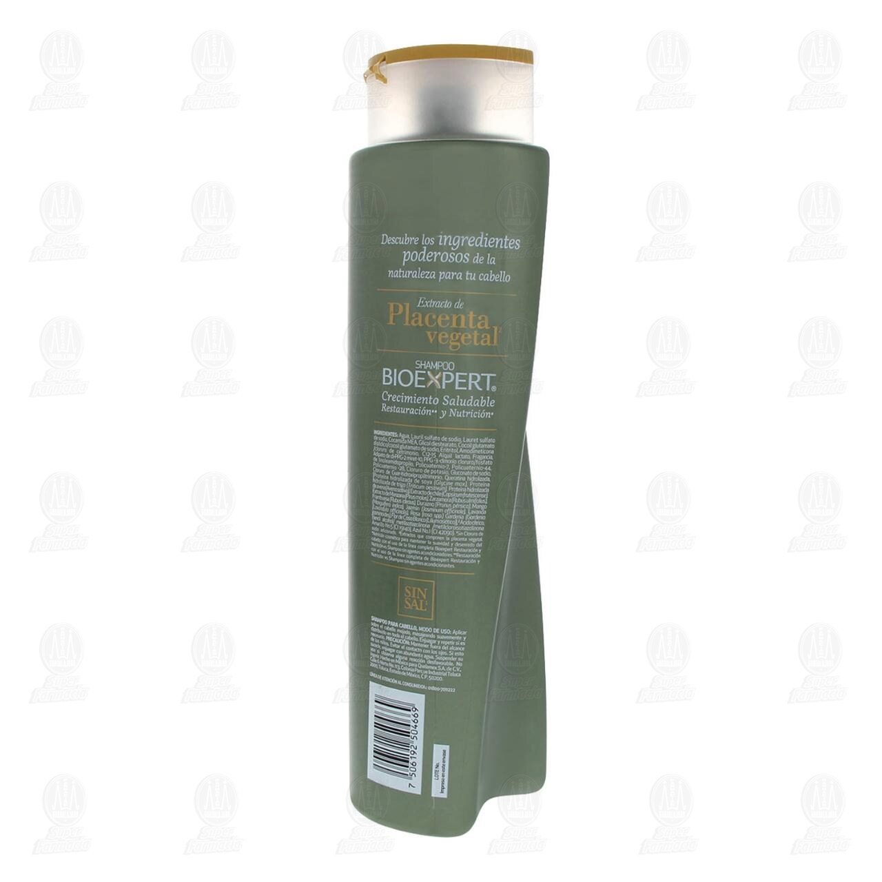 Shampoo Bioexpert Extracto de Placenta Vegetal, 650 ml. de BIOEXPERT ...