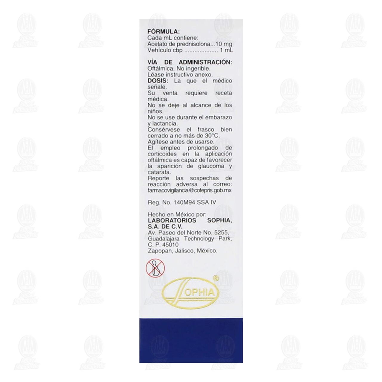 Sophipren Ofteno 10mg/ml Suspensión Gotas, 5 ml. de SOPHIPREN ...