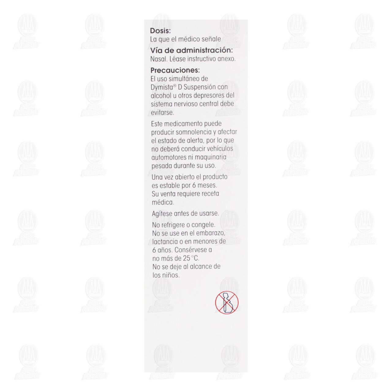 Dymista D 0.1/0.037% Suspensión, 25 ml. de DYMISTA | Farmacias Guadalajara