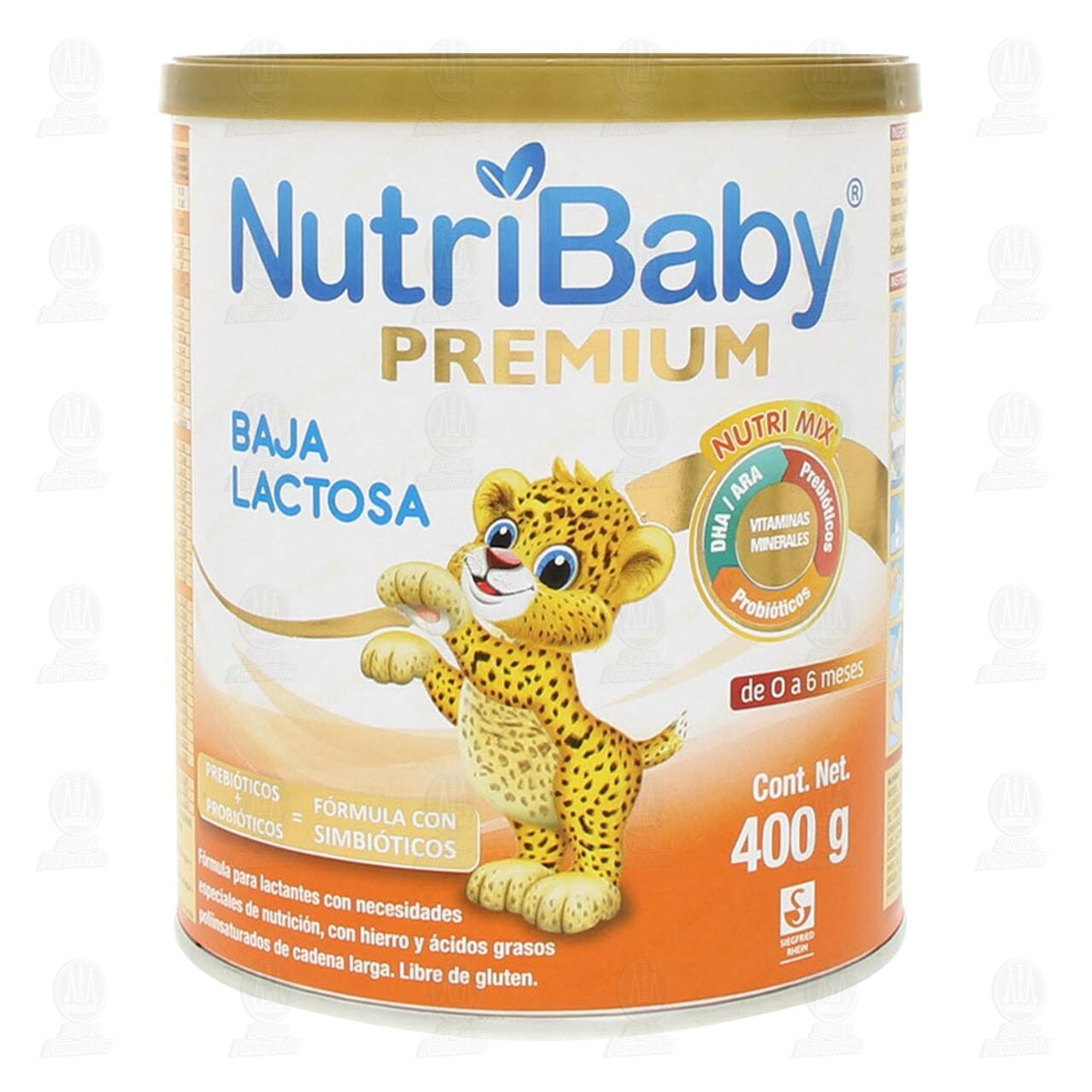 Fórmula Infantil Nutribaby Premium Baja Lactosa (Edad 0-6 Meses), 400 ...