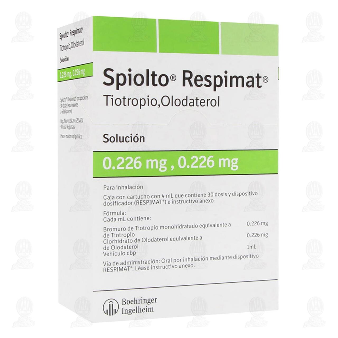 Spiolto Respimat 0.226mg Cartucho 4 ml, 30 Dosis. de SPIOLTO ...