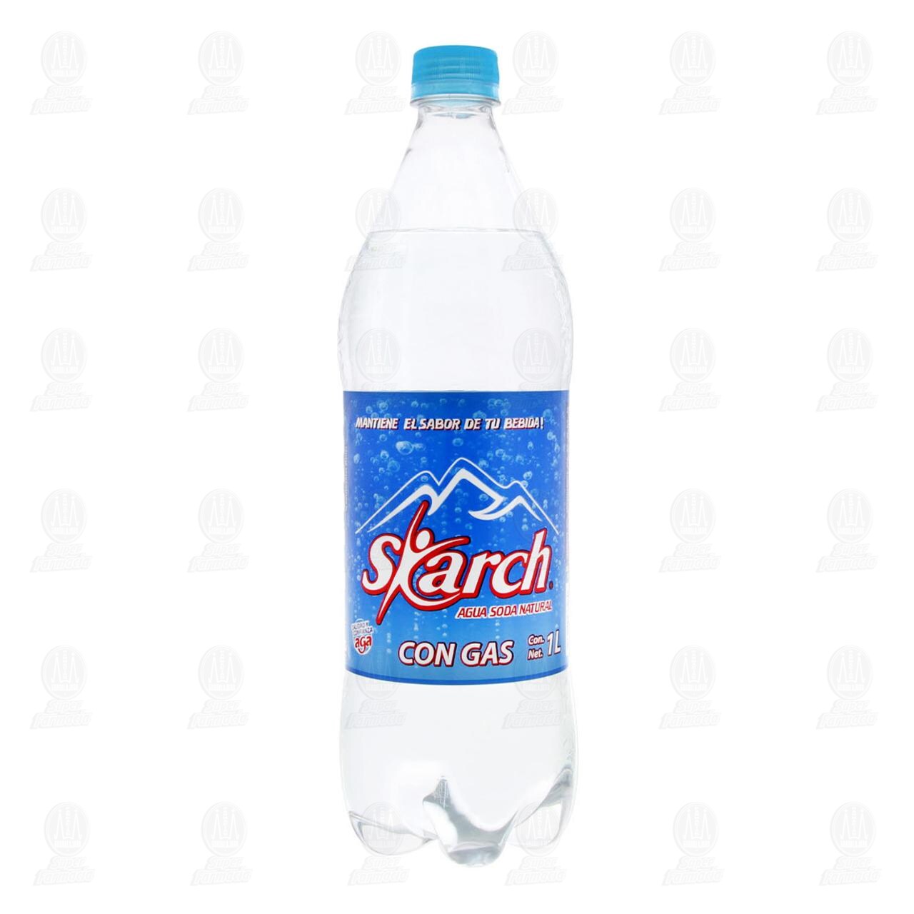 Agua Skarch Purificada Gasificada, 1 l. de SKARCH | Farmacias Guadalajara