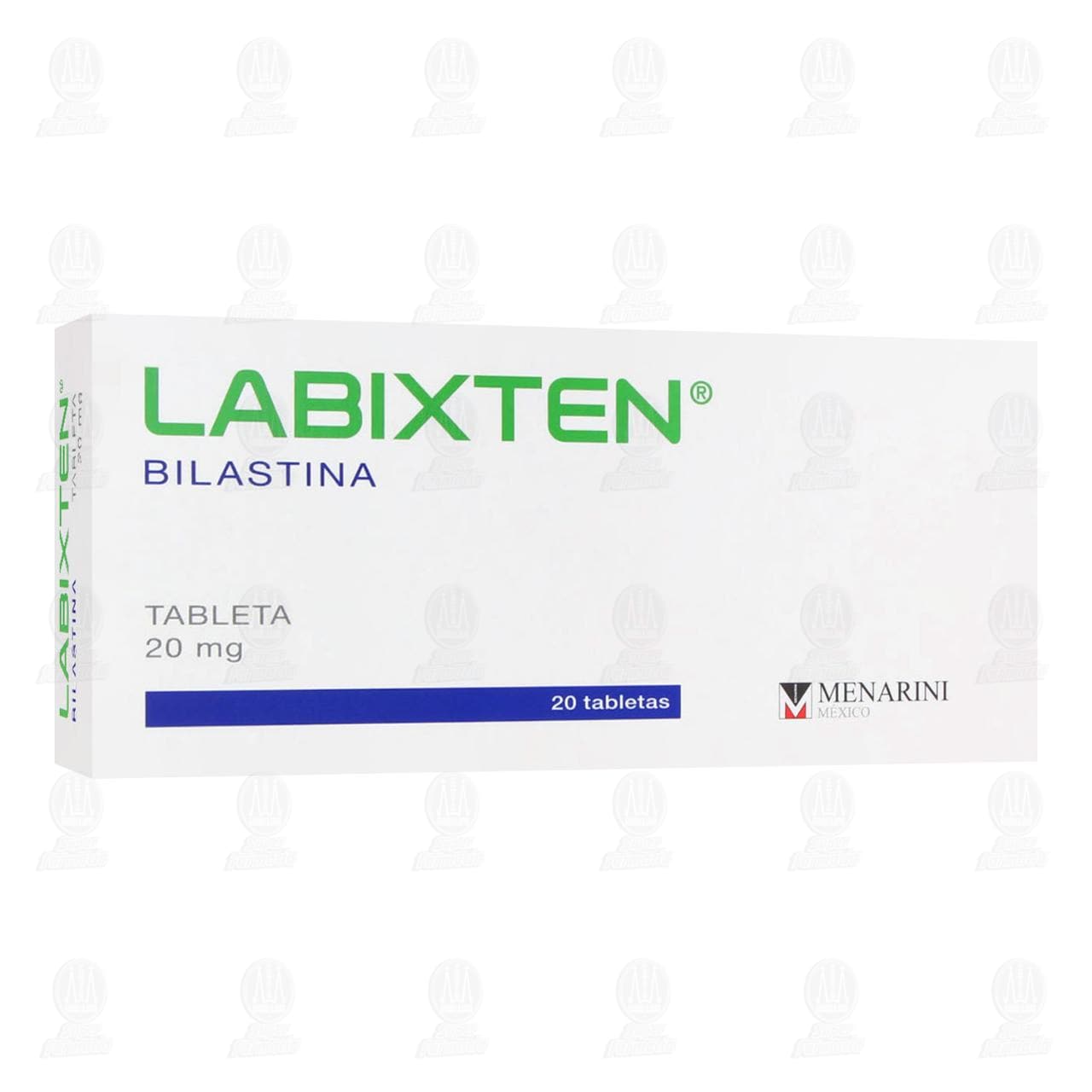 Labixten 20 mg, 20 Tabletas.