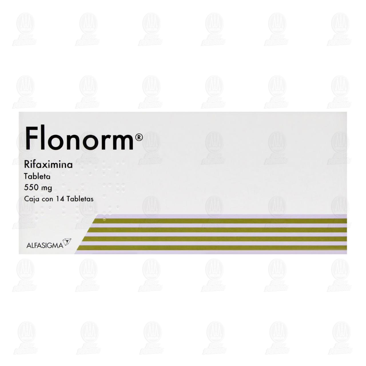 Flonorm 550 mg, 14 Tabletas. de FLONORM | Farmacias Guadalajara