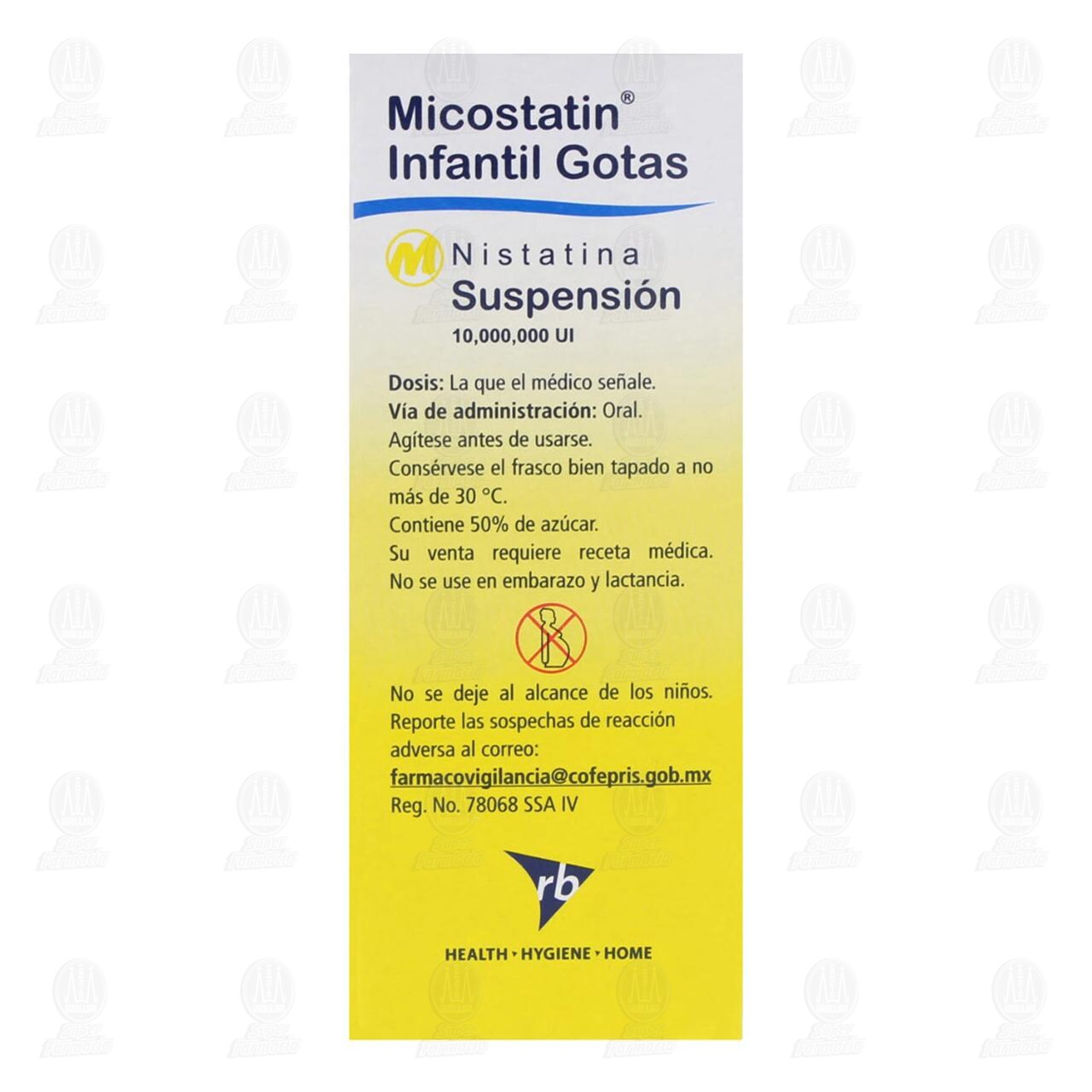 Micostatin Infantil Gotas 10'000ui, 60ml Suspensión. de MICOSTATIN ...