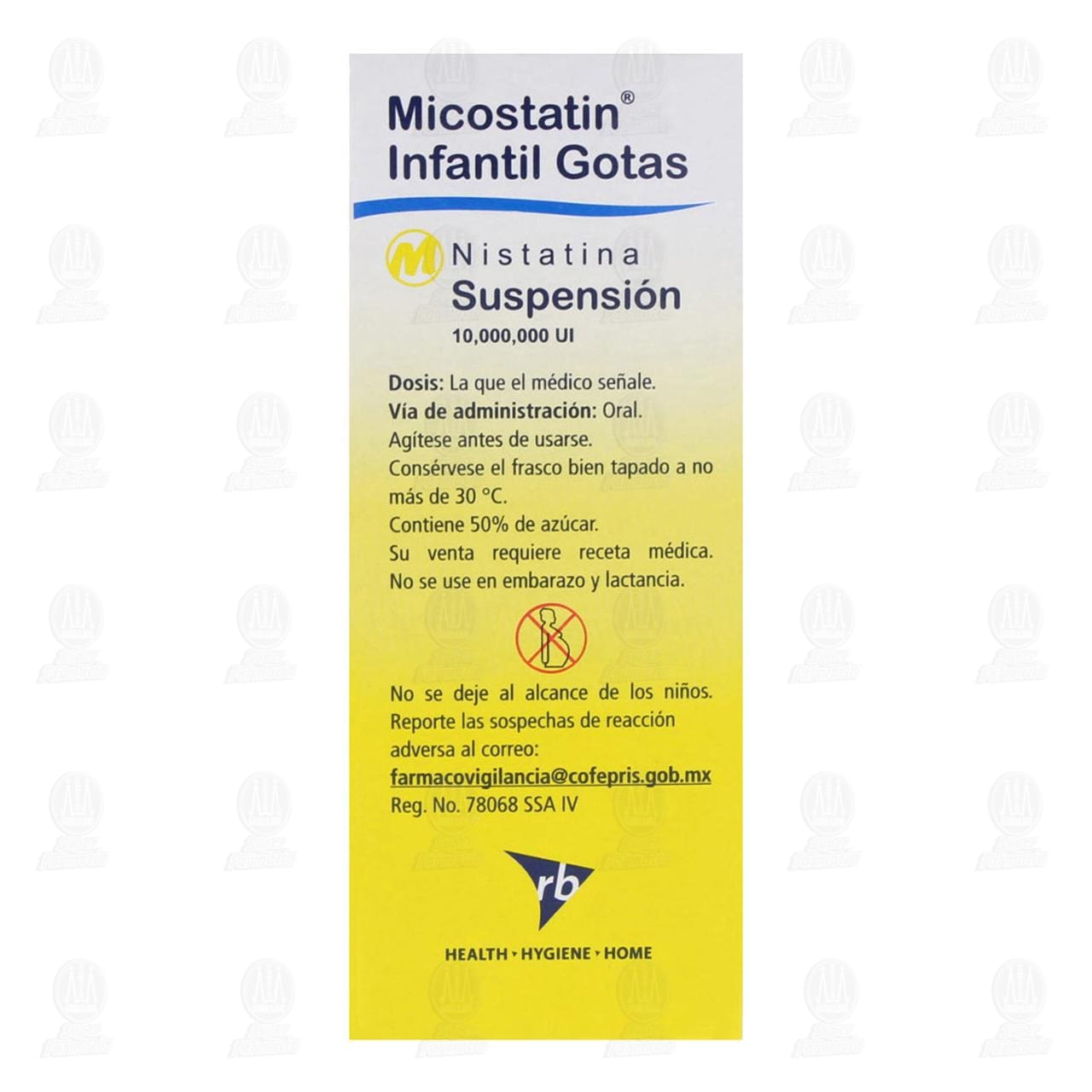 Micostatin Infantil Gotas 10'000ui, 60ml Suspensión. de MICOSTATIN ...