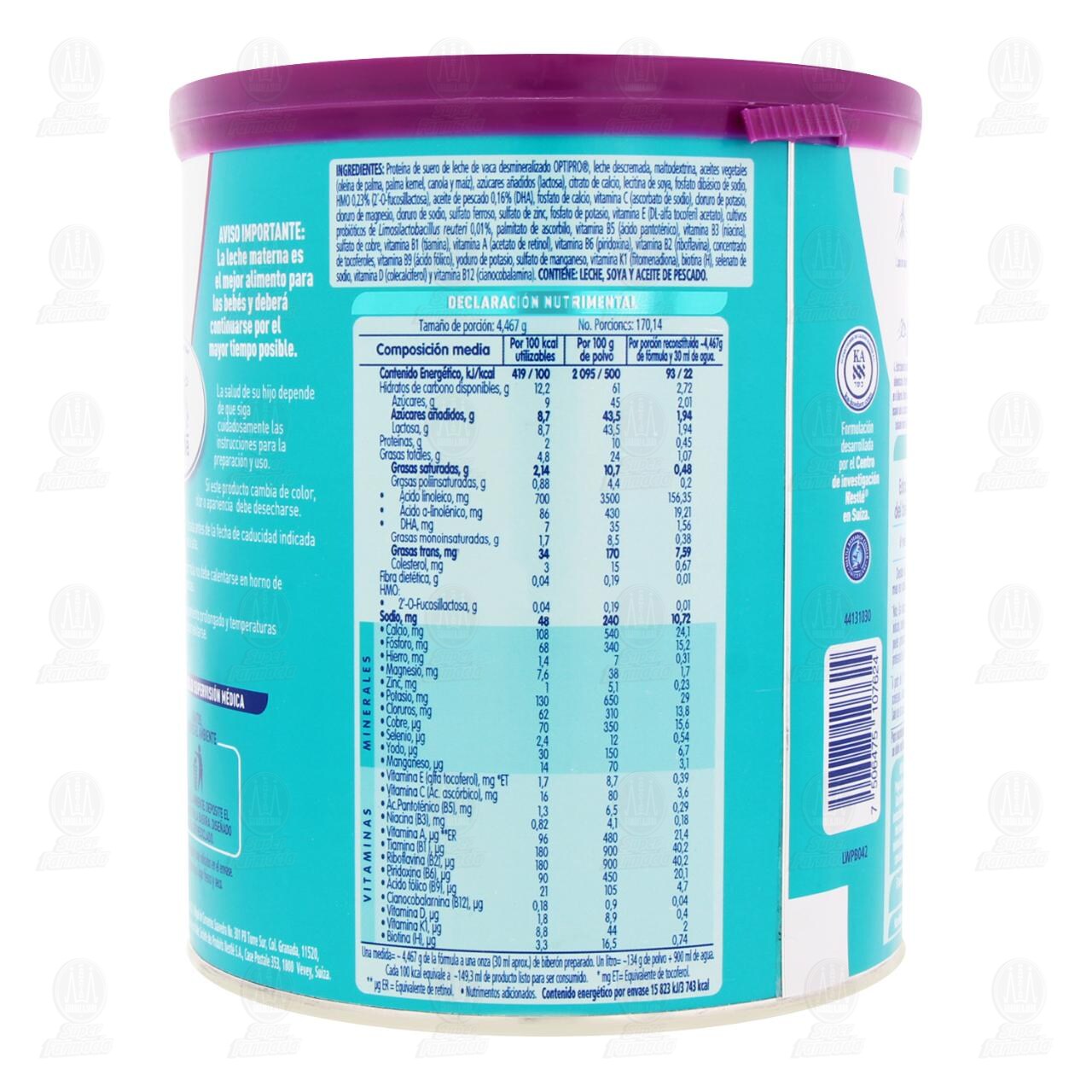 Fórmula Infantil NAN 2 Optimal Pro, 760 gr. de NAN | Farmacias Guadalajara