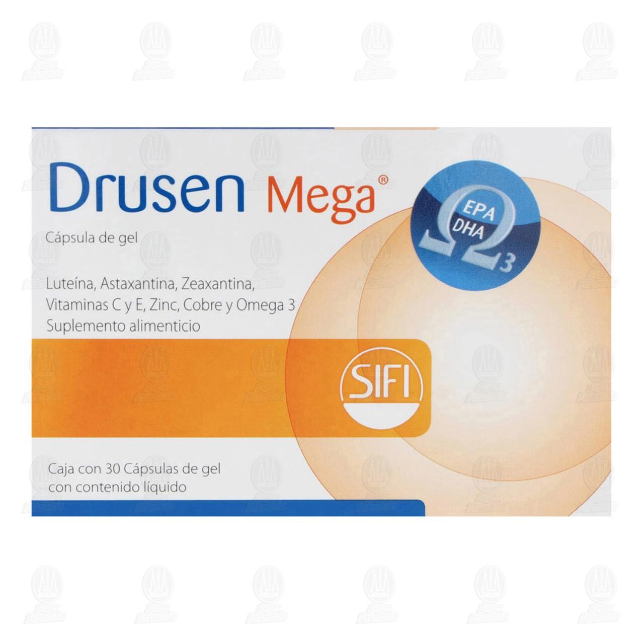 Drusen Mega, 30 Cápsulas. de DRUSEN | Farmacias Guadalajara