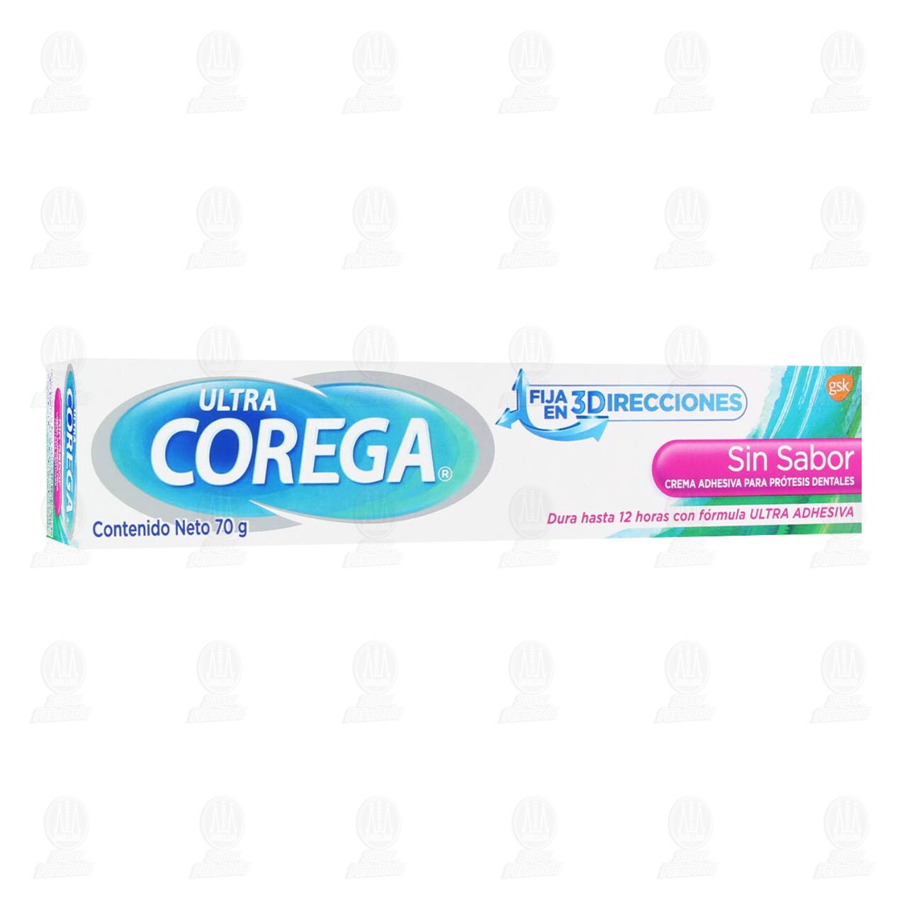 Corega Ultra Crema Adhesiva para Prótesis Dentales Sin Sabor, 70 gr. de ...