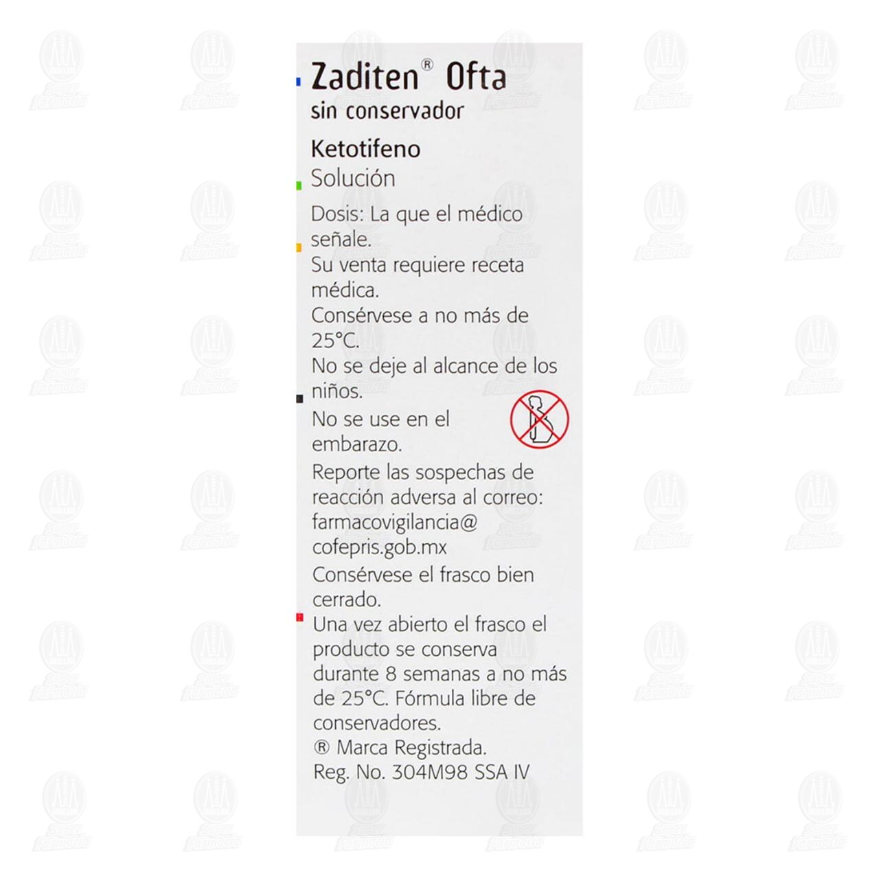 Zaditen Ofta 0.025% Solución Gotas, 5 ml. de ZADITEN | Farmacias ...